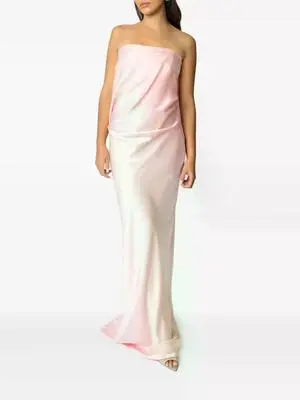 THE SEI Draped Strapless Dress