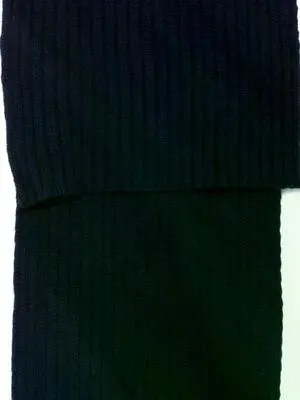 DELL'OGLIO Ribbed Scarf - Blue