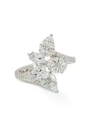 ZYDO 18k White Gold Diamond Ring - Silver