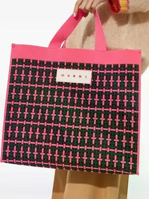 Marni Cotton-blend Tote Bag