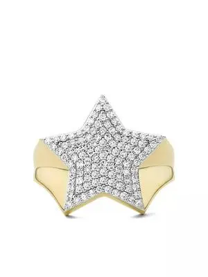 Phillips House 14k Yellow Infinity Star Diamond Ring - Gold