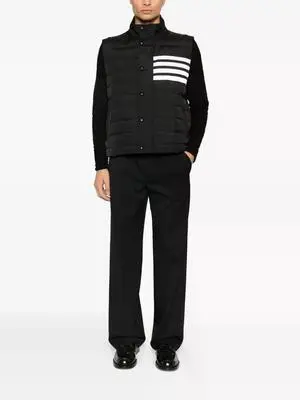 Thom Browne Ripstop Down-filled 4-bar Gilet - Black