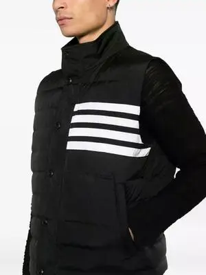 Thom Browne Ripstop Down-filled 4-bar Gilet - Black