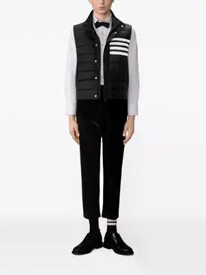 Thom Browne Ripstop Down-filled 4-bar Gilet - Black