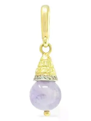 JENNA BLAKE 18k Yellow Diamond And Amethyst Charm - Gold