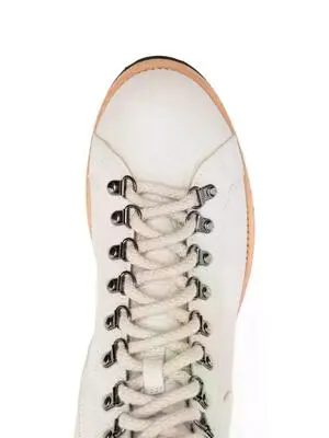 Eleventy Lace-up Leather Boots