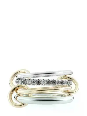 SPINELLI KILCOLLIN 18kt Yellow And Sterling Silver Diamond Ring - Gold