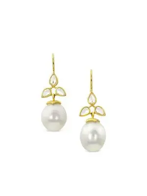 LEIGH MAXWELL Pearl Drop Earrings