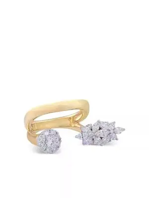 Yeprem 18k White And Yellow Strada Diamond Ring - Gold
