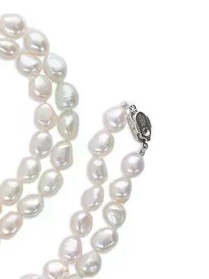 BAGGINS Sterling Necklace With Pearl Embellishments