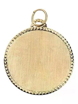 Devon Woodhill 18kt Yellow Deluxe Stud Disc Pendant Necklace - Gold