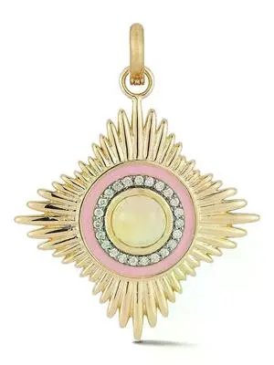 STORROW JEWELRY 14kt Yellow Gold Vivienne Medallion Necklace