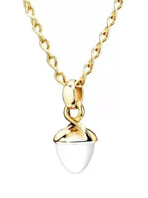 Tamara Comolli 18k Yellow Mikado Bouquet Agate And Cacholong Pendant - Gold