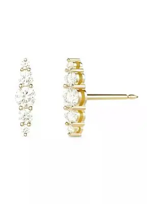 Melissa Kaye 18k Gold Aria Diamond Earrings - Yellow