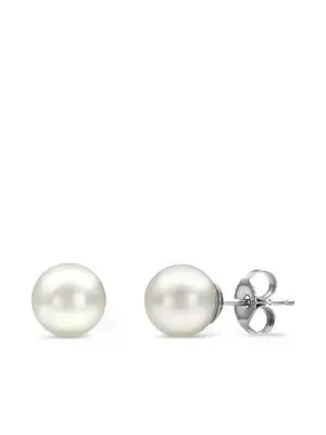BAGGINS Akoya Pearl Stud Earrings - White