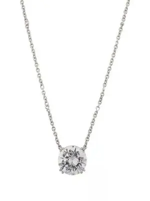 FANTASIA BY DESERIO Solitaire Pendant Necklace - Silver