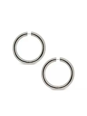 JENNIFER FISHER Samira Hoop Earrings - Silver