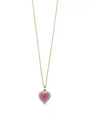 Robinson Pelham 14kt Yellow Fortune Heart Sapphire Necklace - Gold