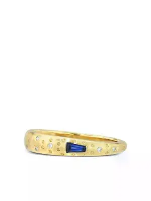 MEREDITH YOUNG 18k Yellow Blue Sapphire, And Diamond Ring - Gold
