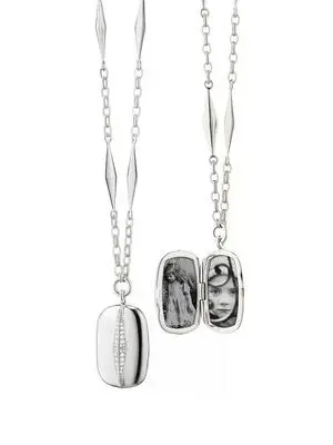 Monica Rich Kosann Points North Locket Necklace