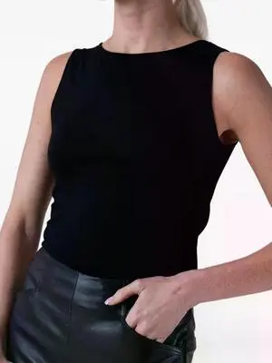Majestic Filatures Crew-neck Sleeveless Tank Top