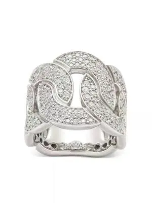 ZYDO 18k White Gold Diamond Ring - Silver