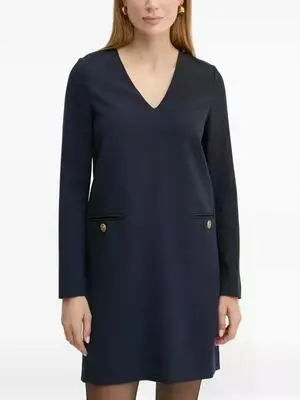 TWINSET Button Pockets Mini Dress