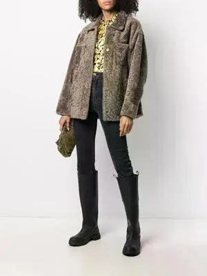 LISKA Reversible Lamb Fur Jacket