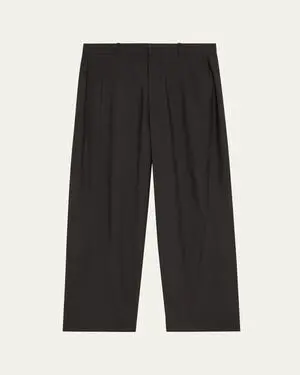 THE ROW Wool And Cashmere Mista Trousers - Brown