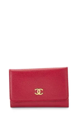 Chanel Calfskin Key Pouch - Red