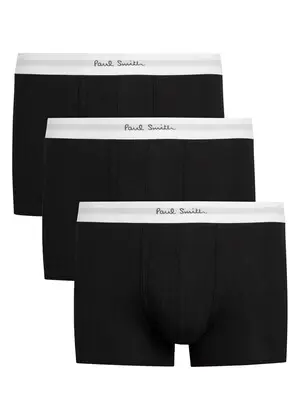Paul Smith Stretch-cotton Trunks - Black