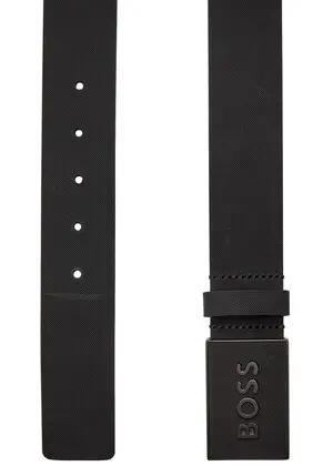 BOSS Icon Logo Leather Belt