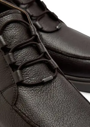 TOD'S Polacco Grained Leather Shoes
