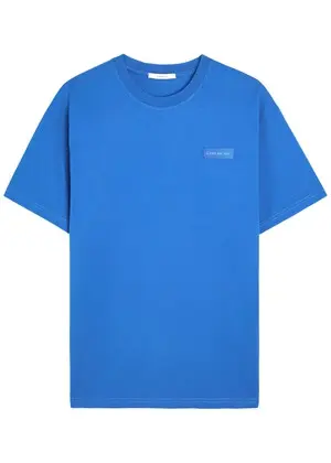 Givenchy Logo-appliquéd Cotton T-shirt - Blue
