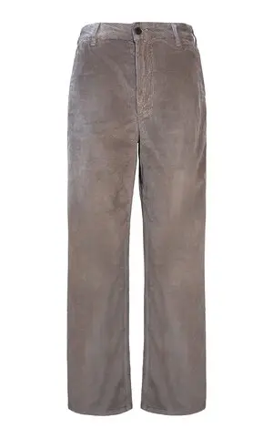 KALLMEYER Column Distressed Corduroy Jeans - Brown