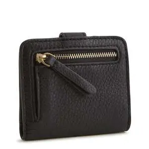 VERA BRADLEY Small Tab Wallet In Moonless Night - Black