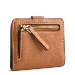 VERA BRADLEY Small Tab Wallet In Roasted Pecan - Brown