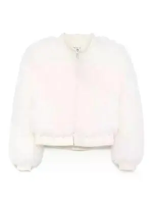 LISKA Goat Fur Bomber Jacket