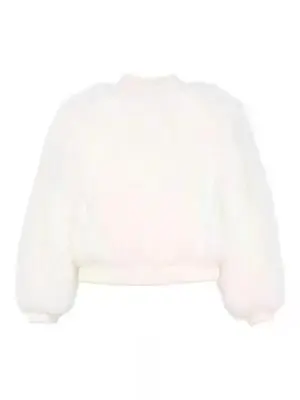 LISKA Goat Fur Bomber Jacket