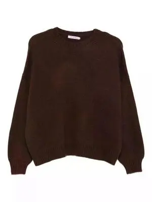 LISKA Crew-neck Knitted Sweater