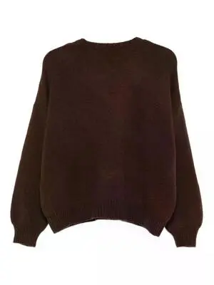 LISKA Crew-neck Knitted Sweater