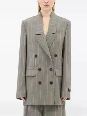 MSGM Pinstripe Double-breasted Jacket