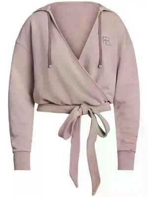 Ralph Lauren Cotton Wrap Hoodie - Pink