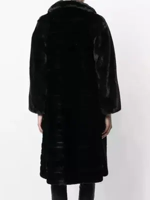 LISKA Fur Detail Coat