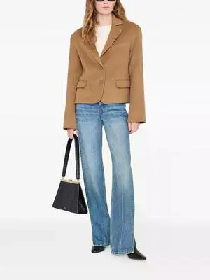 ANINE BING Etienne Cropped Blazer - Brown