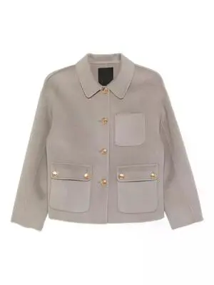 LISKA Jack Front-button Jacket - Grey