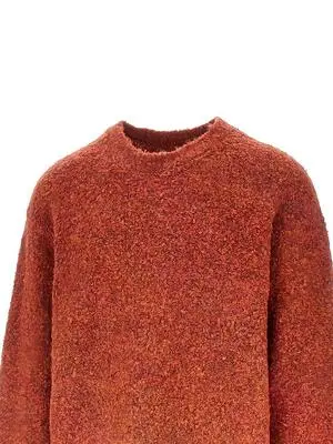 WOODBIRD Crew Neck Textured Knit Sweater
