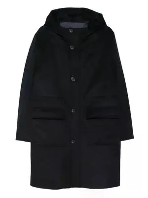 LISKA Hooded Wool Coat