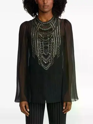 Ralph Lauren Embellished Cape Top