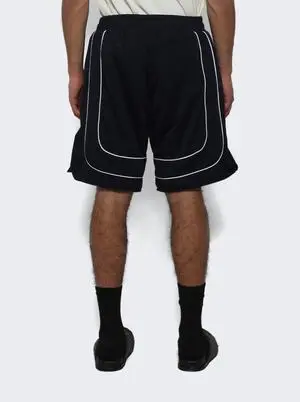 Rhude Baggy Collegiate Logo Short - Blue